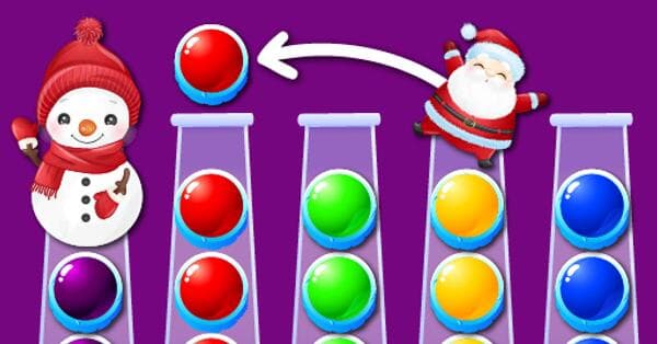 Clasificación De Bolas De Navidad | Jugar Ball Sort Xmas | Juegos ...