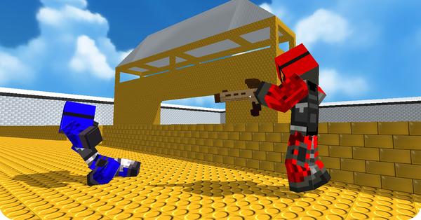 Blocky Gun Paintball | Play Games 365 Free Online
