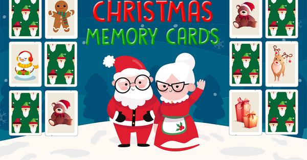 Tarjetas De Memoria De Navidad | Jugar Christmas Memory Cards | Juegos ...