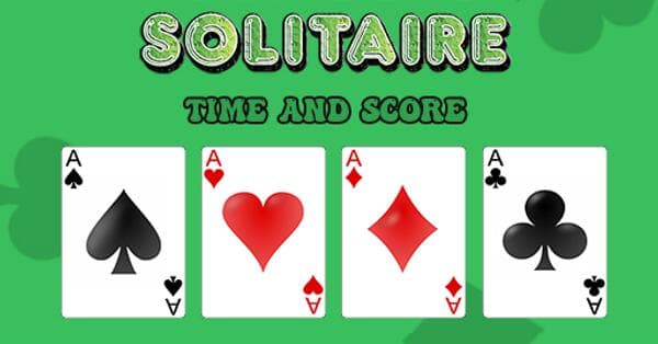 Classic Solitaire: Time And Score | Play Games 365 Free Online