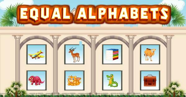 Equal Alphabets | Play Games 365 Free Online