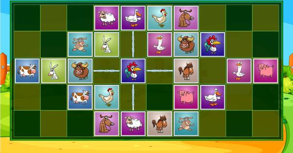 Animales De Granja Que Coinciden Con Rompecabezas | Jugar Farm Animals ...