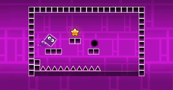 Saut De Tiret De Géométrie Jouez en ligne gratuit | Des Jeux Playgames365