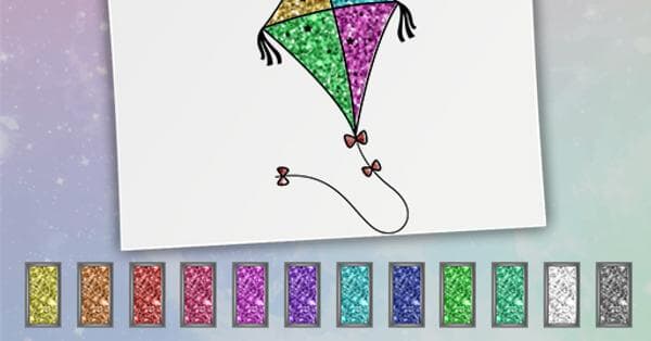 Juguetes De Purpurina Libro Para Colorear | Jugar Glitter Toys Coloring ...