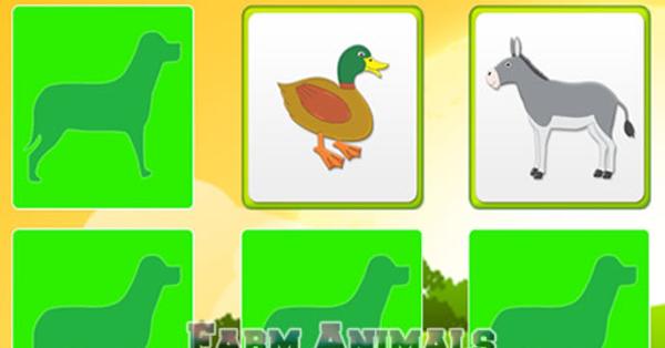 Niños Aprendiendo La Memoria De Los Animales De Granja | Jugar Kids ...