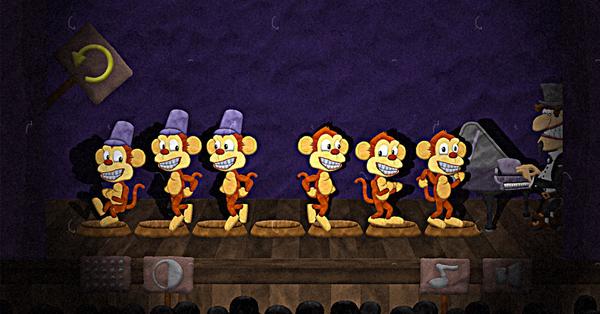 Logical Theatre Six Monkeys | Play Games 365 Free Online