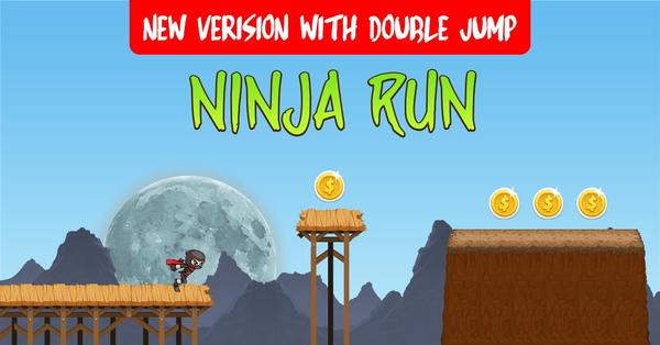 Play Ninja Run Double Jump Version free Online | Playgames365.com