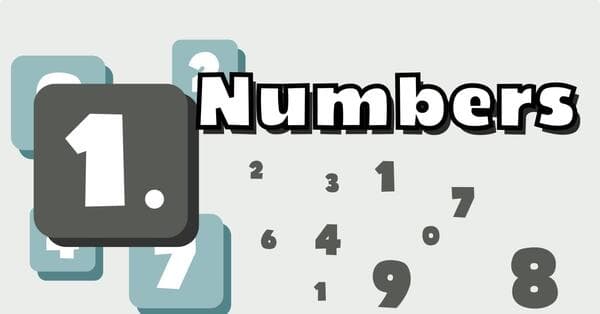 Numbers | Play Games 365 Free Online