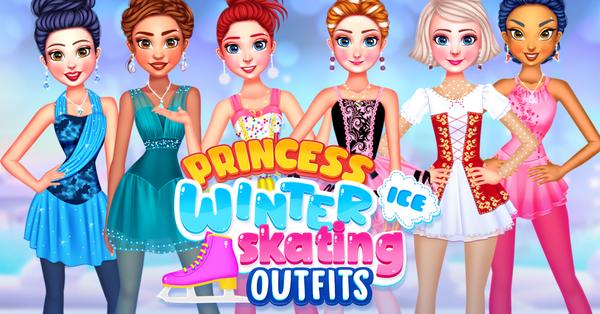 Princess Winter Ice Skating Outfits | Play Games 365 Free Online