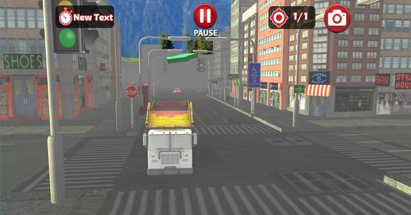 Town Clean Garbage Truck | Play Games 365 Free Online