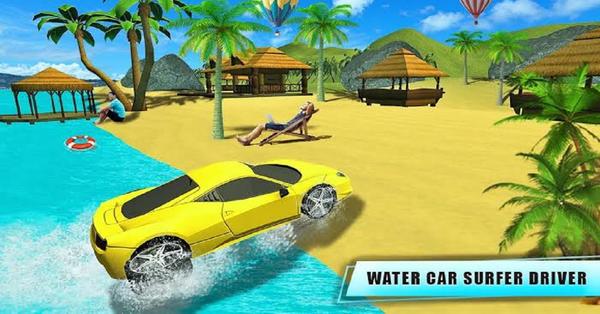 Water Surfer Car Floating Beach Drive Game | Play Games 365 Free Online