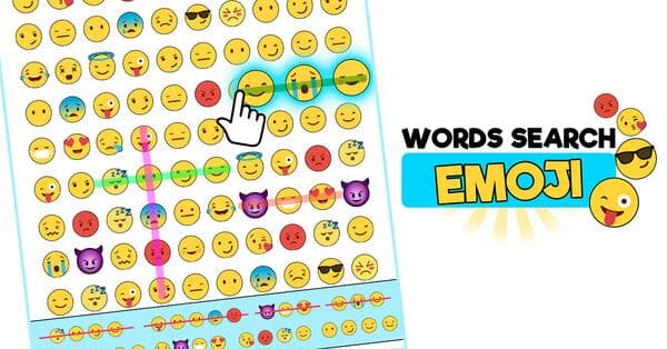 Word Search Emoji Edition | Play Games 365 Free Online